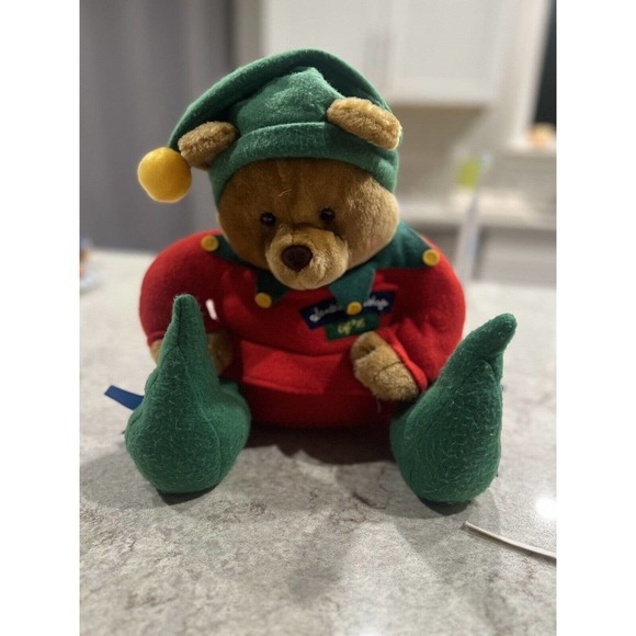 Hallmark | Other | Hallmark 5 Santas Workshop Elf 25 Plush Sitting ...